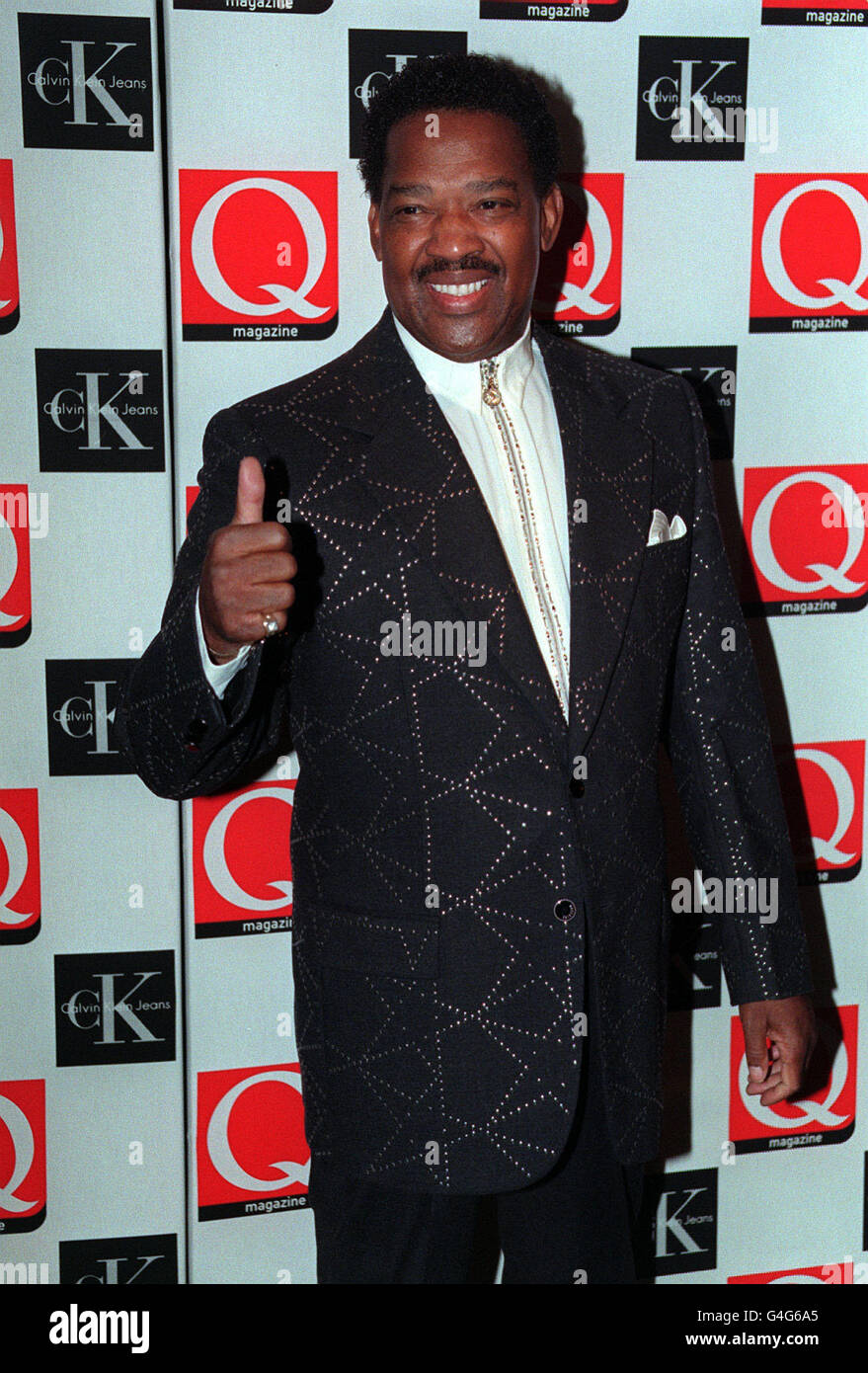 PA NEWS PHOTO 30/10/98 SINGER EDWIN STAR AT THE Q MUSIC AWARDS AT THE ...