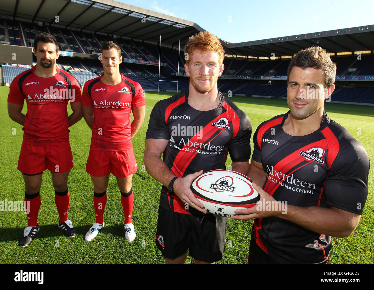 Rugby Union - Edinburgh Rugby Kit Launch - Murrayfield Stock Photo - Alamy