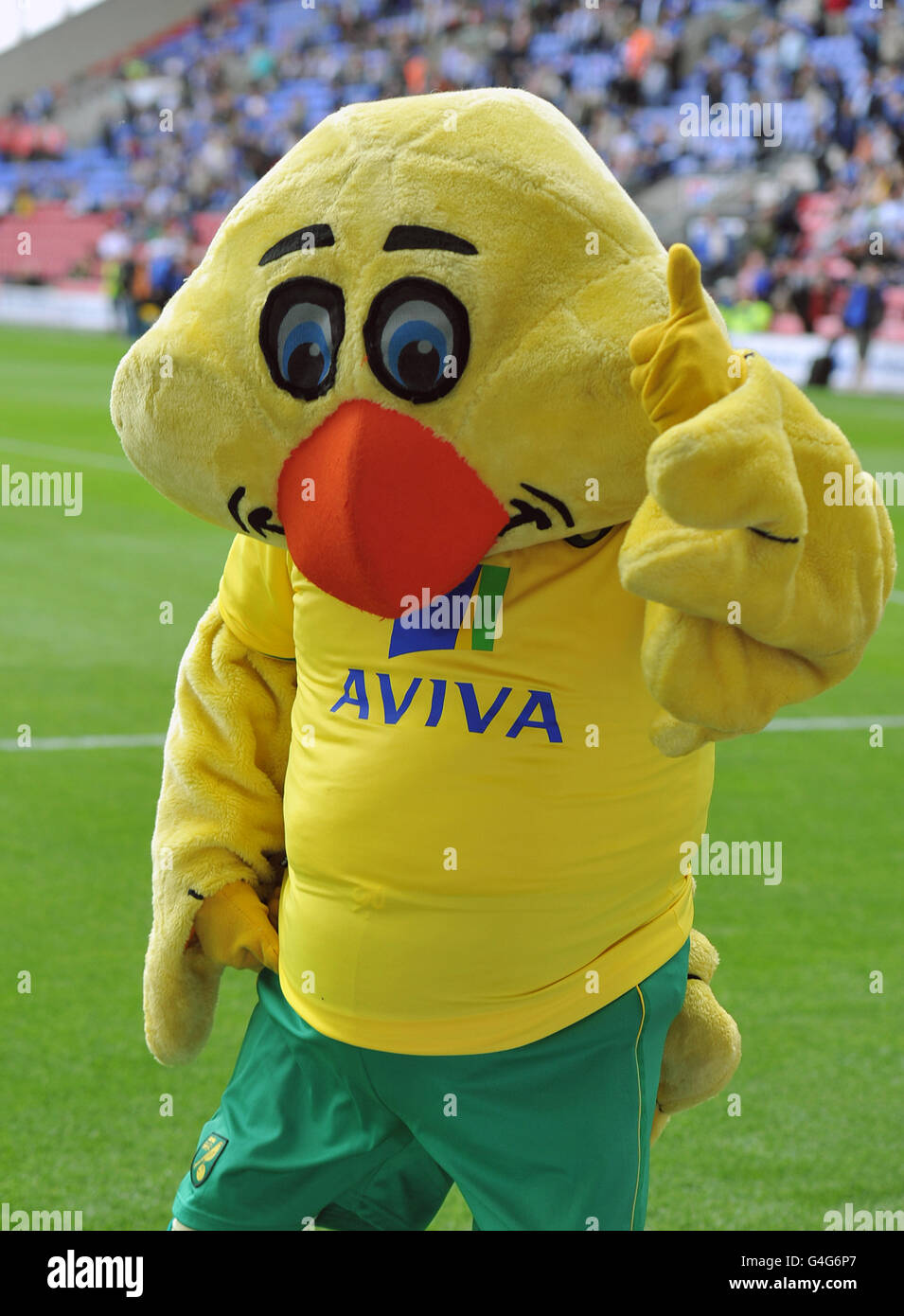 Norwich city mascot hi-res stock photography and images - Alamy