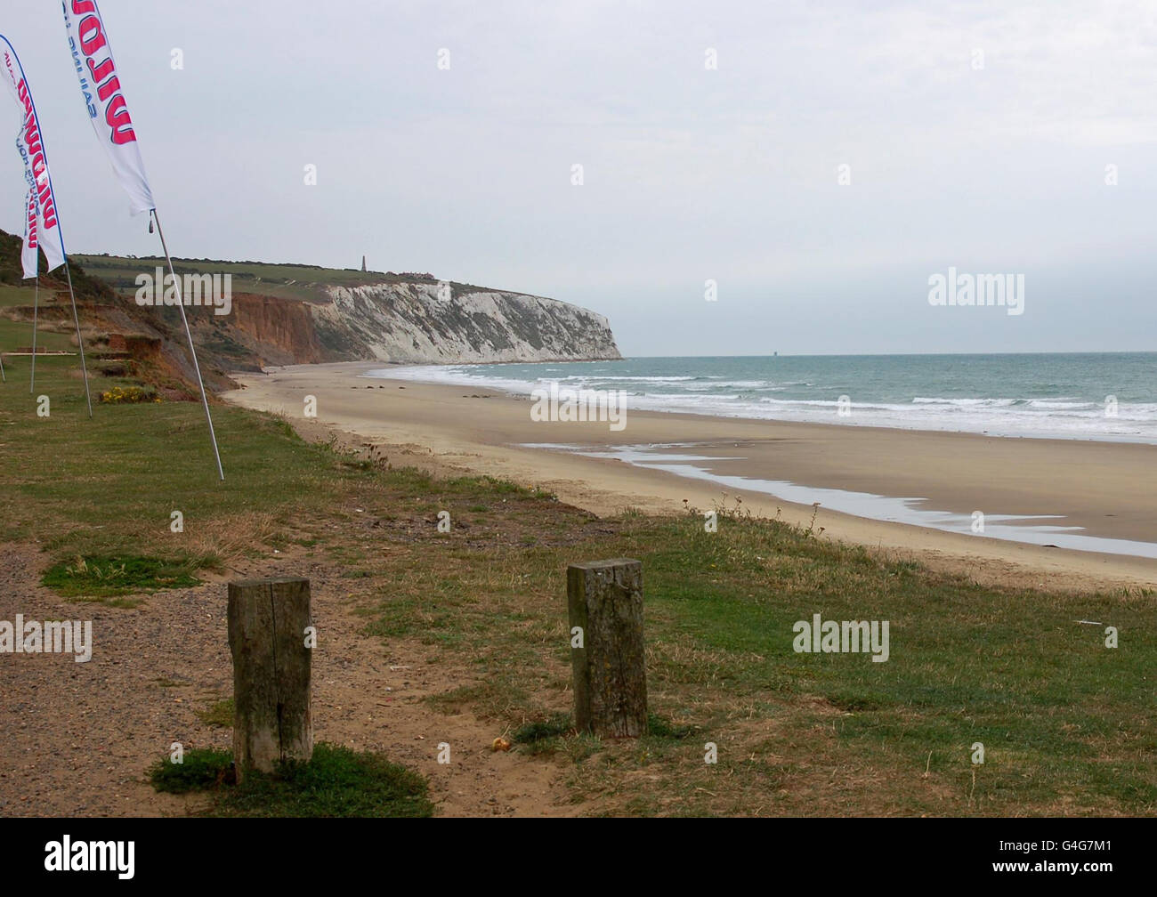 Two dead in car cliff plunge Stock Photo - Alamy