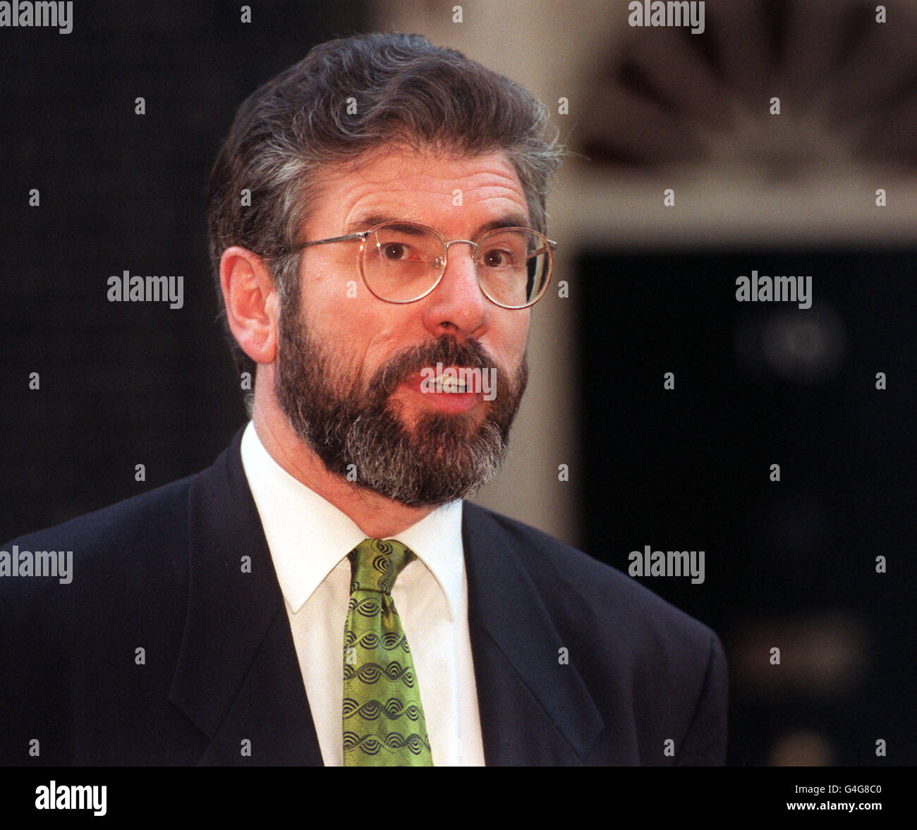 Adams/Downing St arrival Stock Photo - Alamy