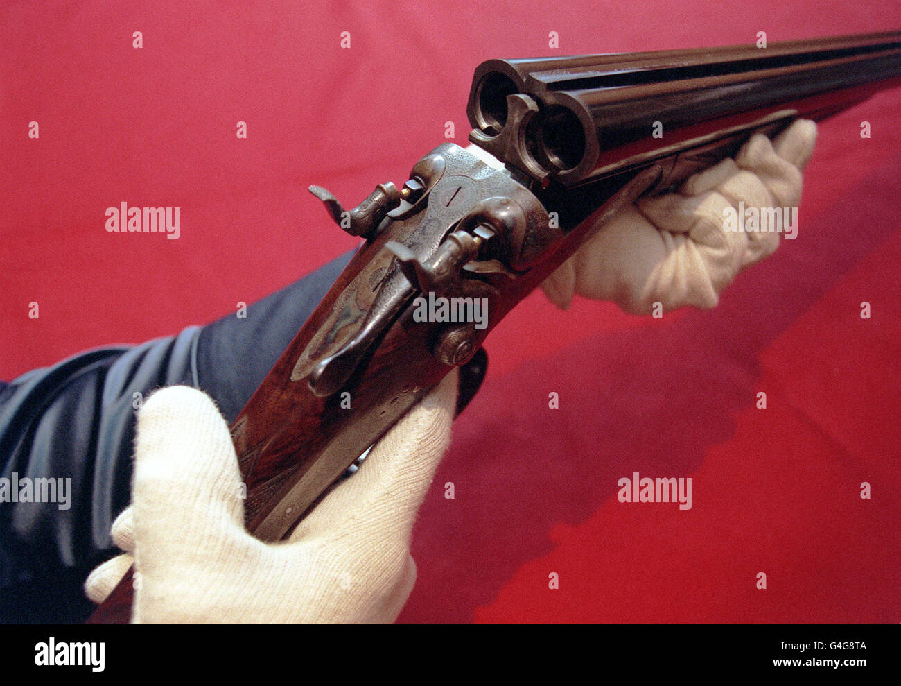 One of a pair of J. Purdey 20-bore Hammer Ejector guns given to King ...