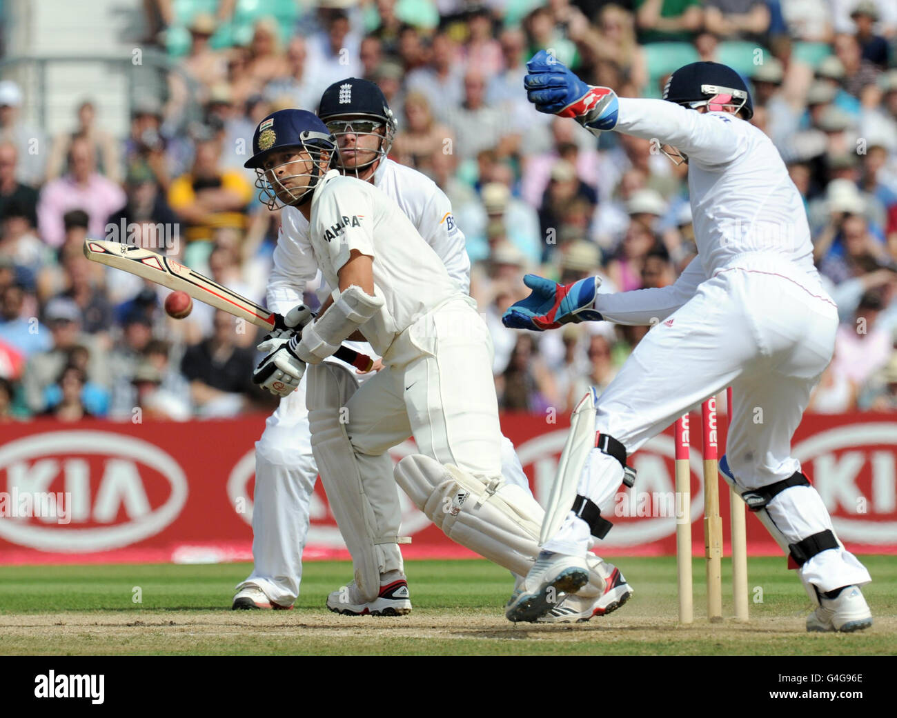 Cricket fourth test day five england india the kia oval hi-res stock ...