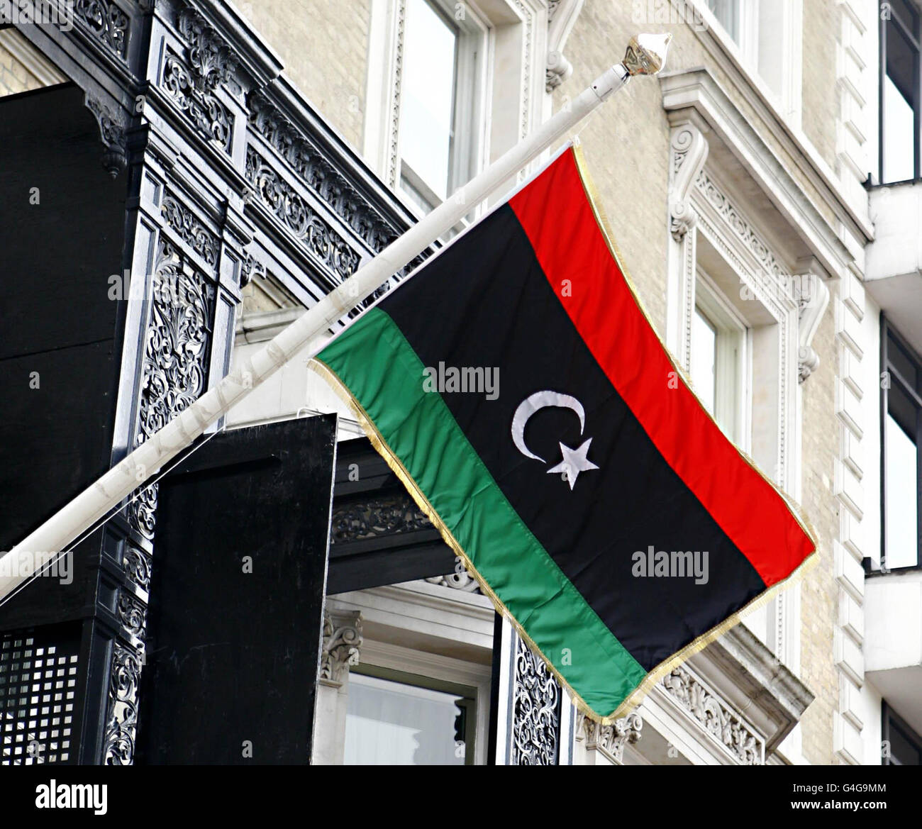 Libya national flag hi-res stock photography and images - Alamy