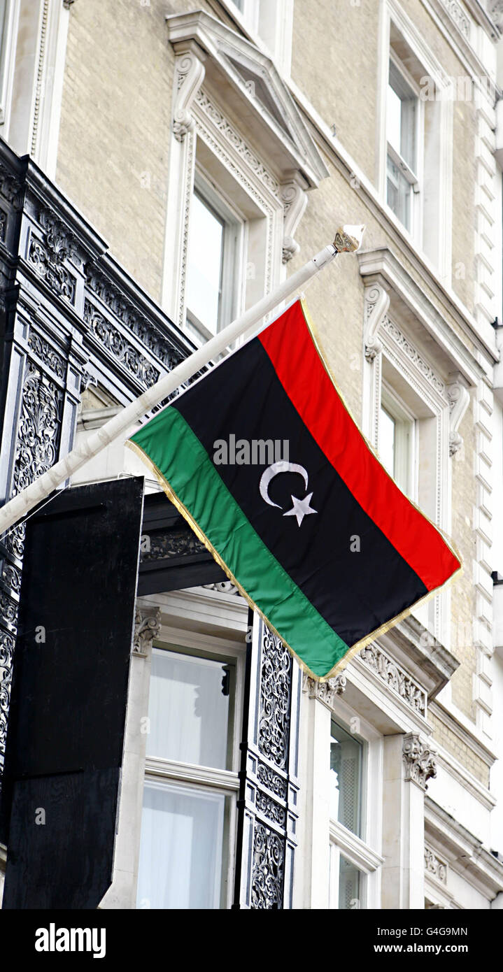 Libyan republic flag hi-res stock photography and images - Alamy
