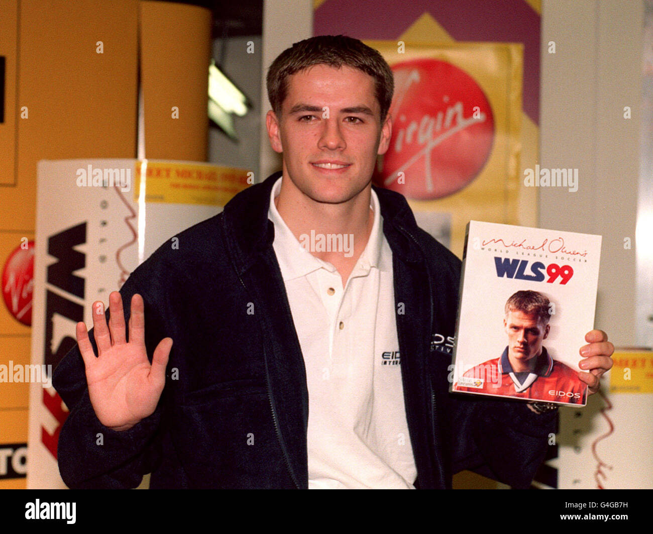 MICHAEL OWEN - NEW FOOTBALL COMPUTER GAME Stock Photo - Alamy