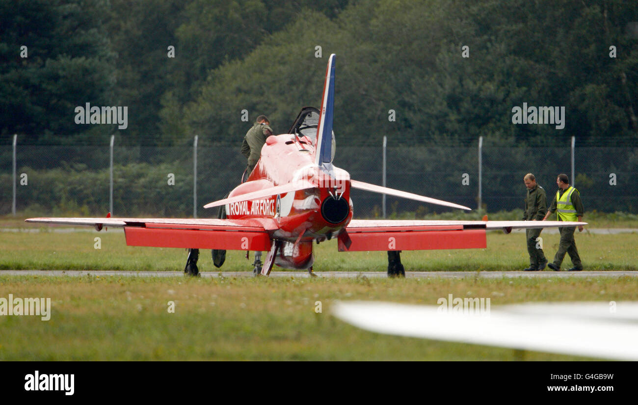 Red Arrows crash Stock Photo - Alamy