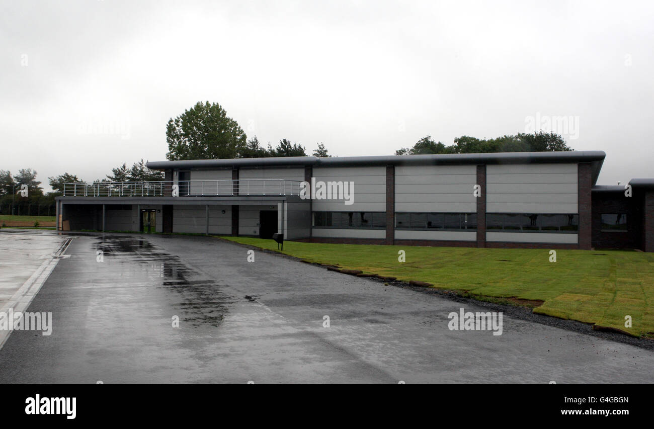 The new repatriation centre at RAF Brize Norton in Oxfordshire. The ...