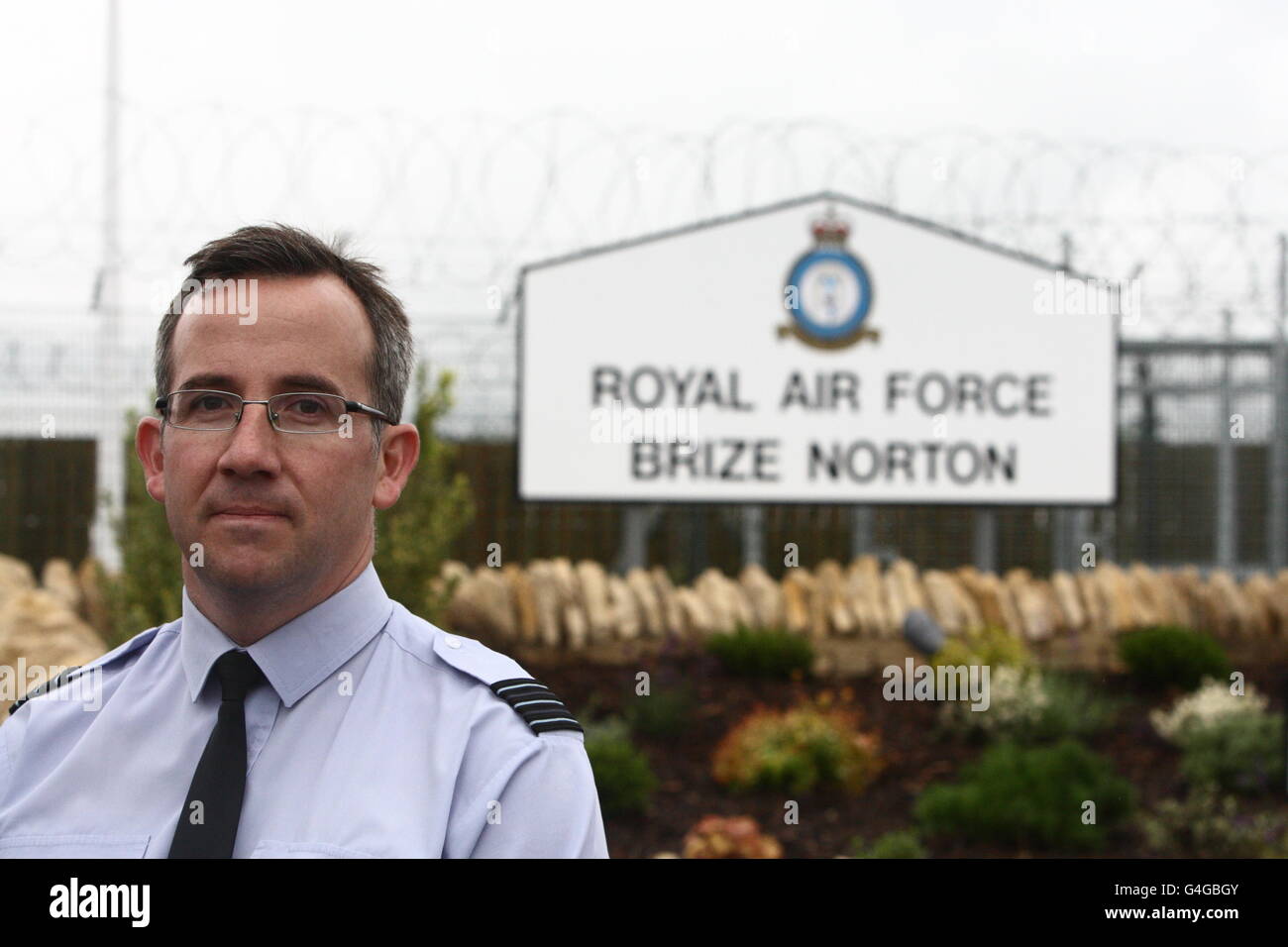Wg CDR Adrian Bettridge stands outside the newly redeveloped Britannia ...