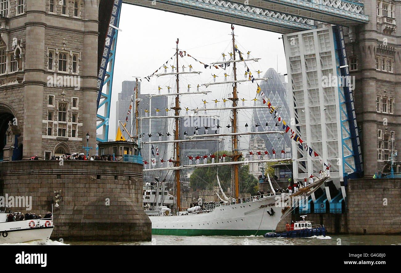 The ARC Gloria, one of the biggest tall ships in the world, still in ...