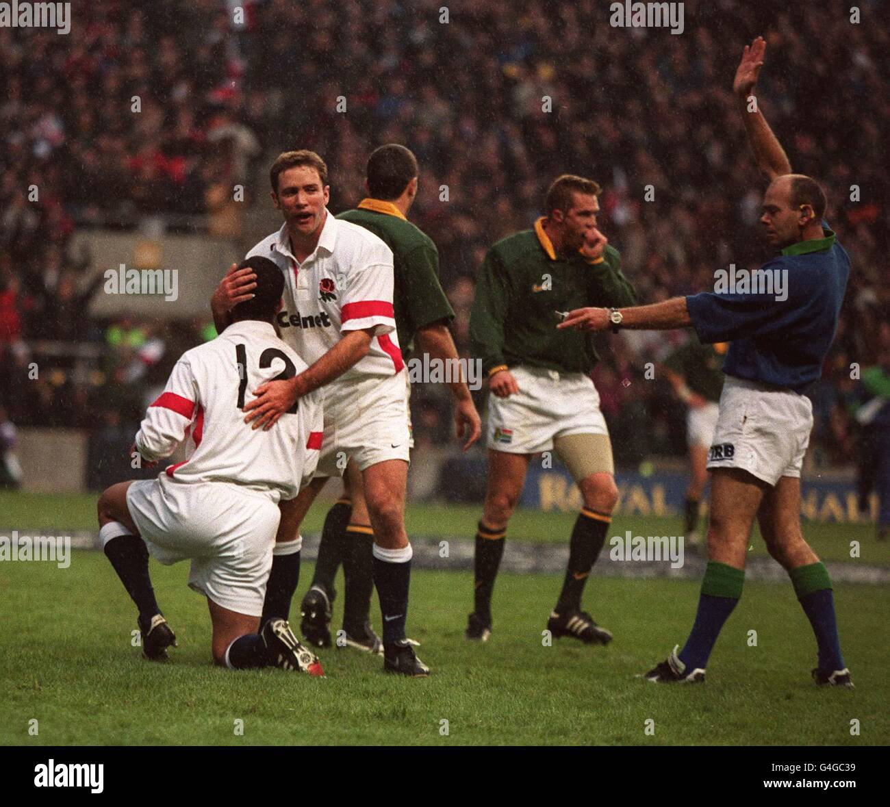 RUGBY England v SA 10 Stock Photo - Alamy