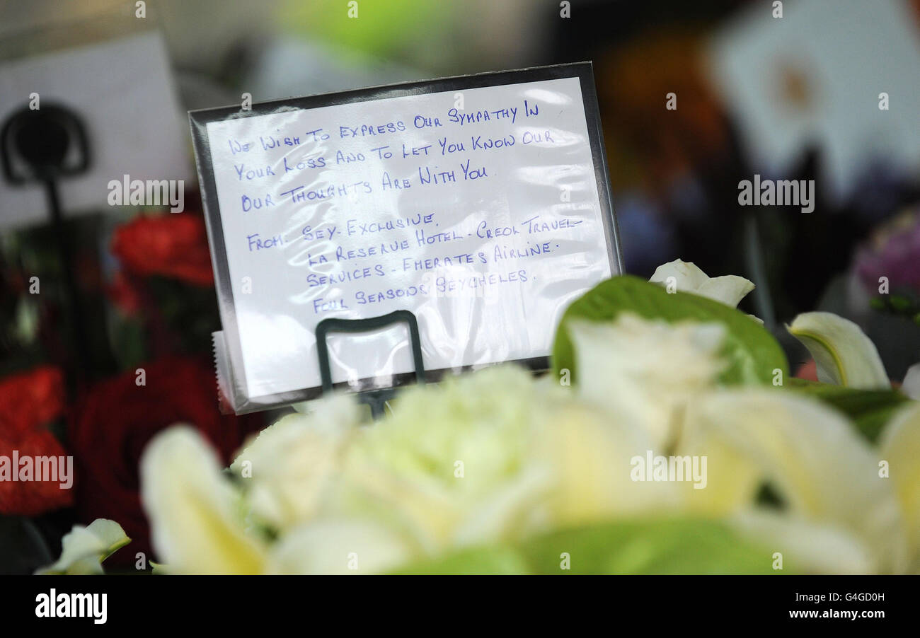 Ian Redmond funeral Stock Photo - Alamy