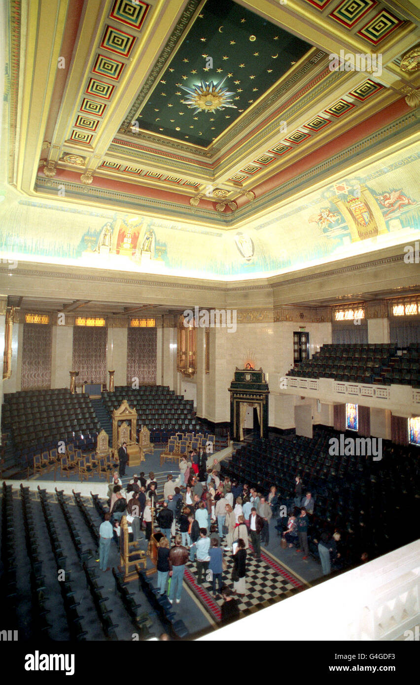 Buildings and Landmarks - Grand Temple of the Freemasons Hall Stock ...