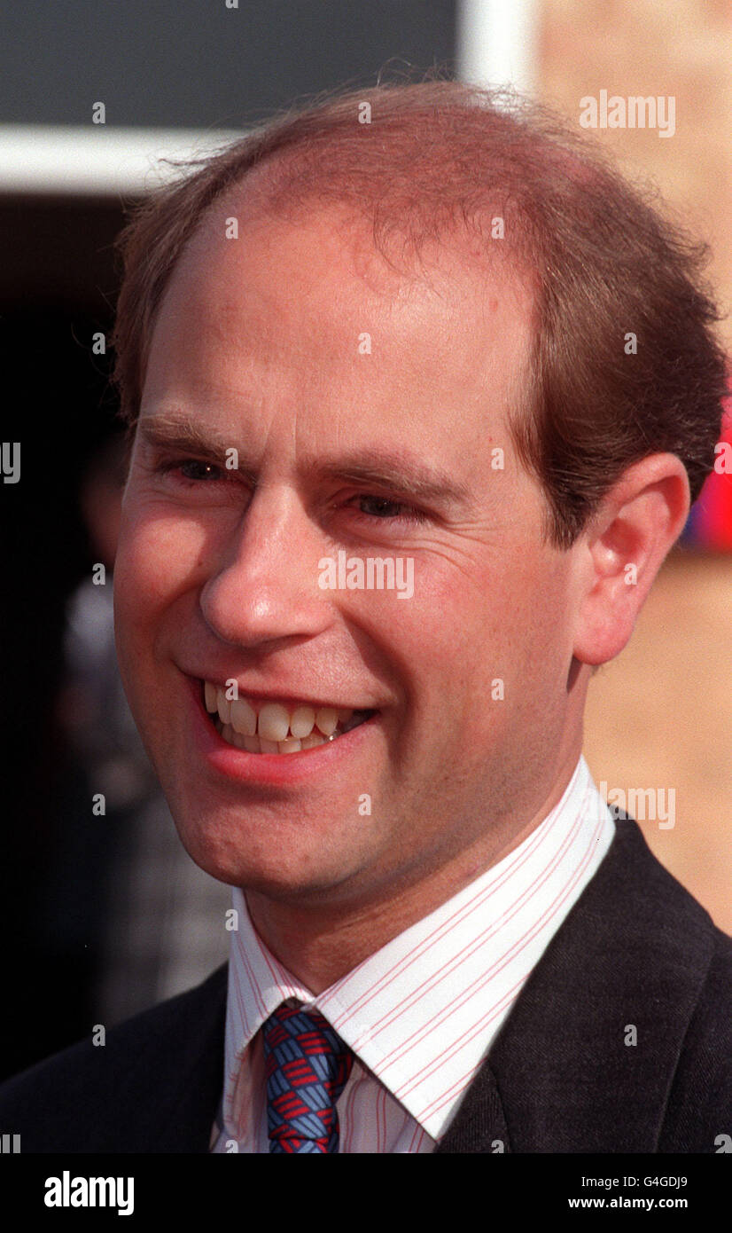 PRINCE EDWARD AT HOSPITAL. PRINCE EDWARD AT ST PETER'S HOSPITAL IN ...