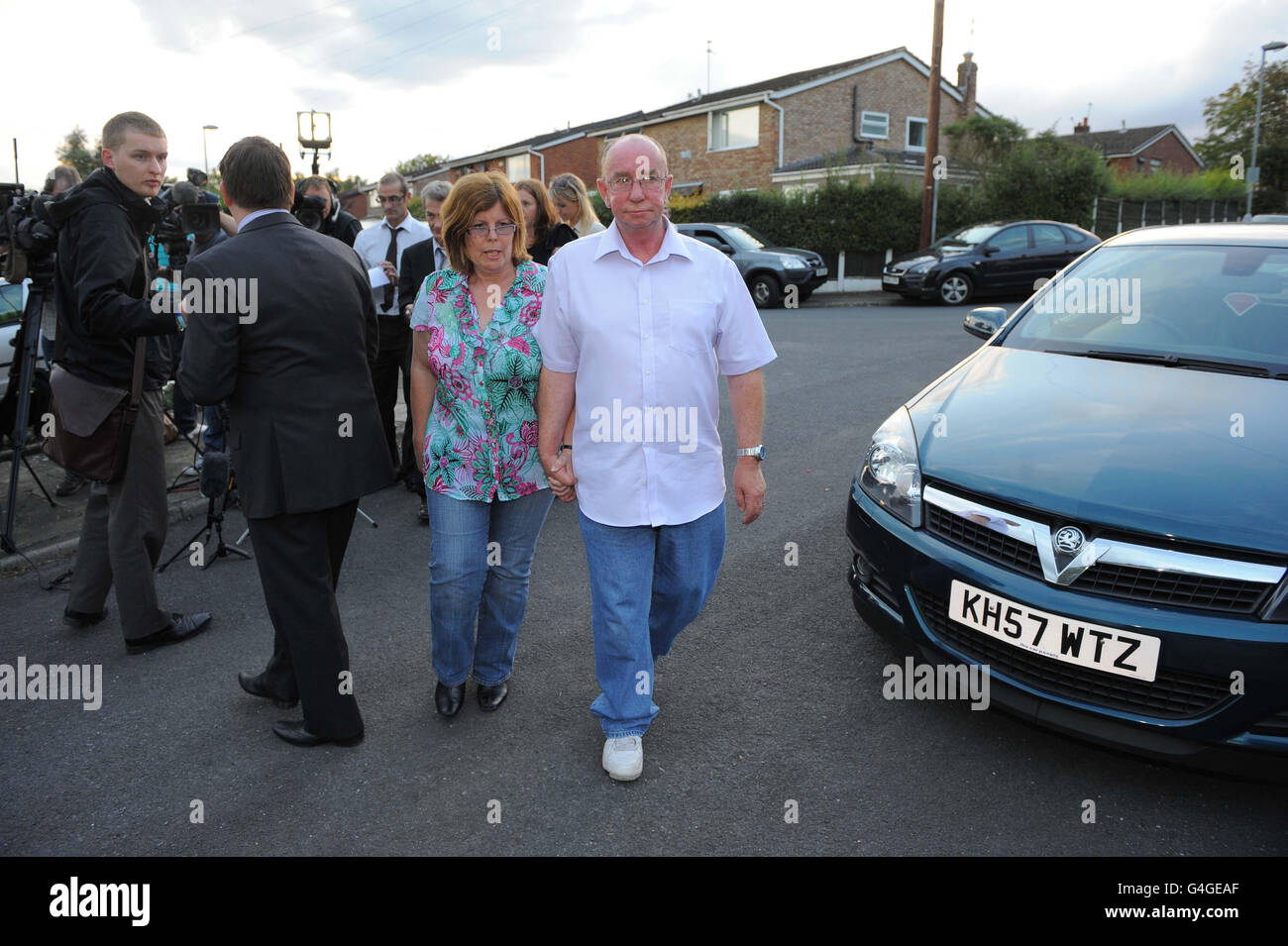 Linda and David Leighton, parents of nurse Rebecca Leighton, after ...