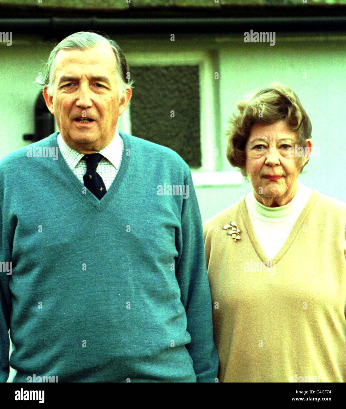 Christopher and mary rhys jones outside their home in brenchley hi-res ...