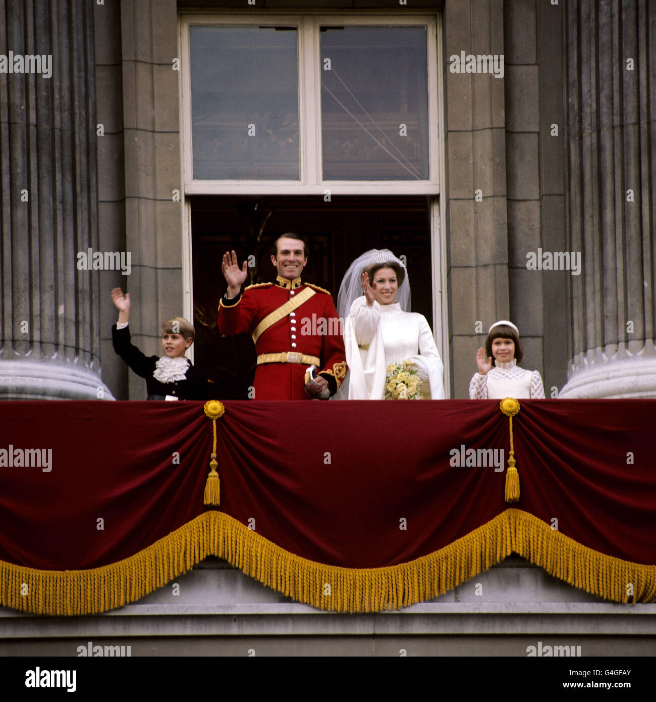 Princess anne wedding balcony hi-res stock photography and images - Alamy