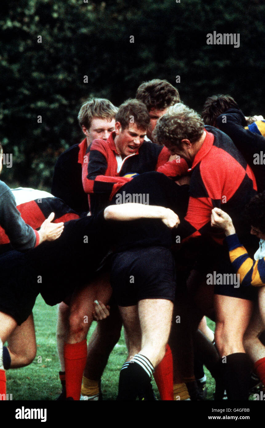 ROYAL/Prince Edward rugby action Stock Photo - Alamy