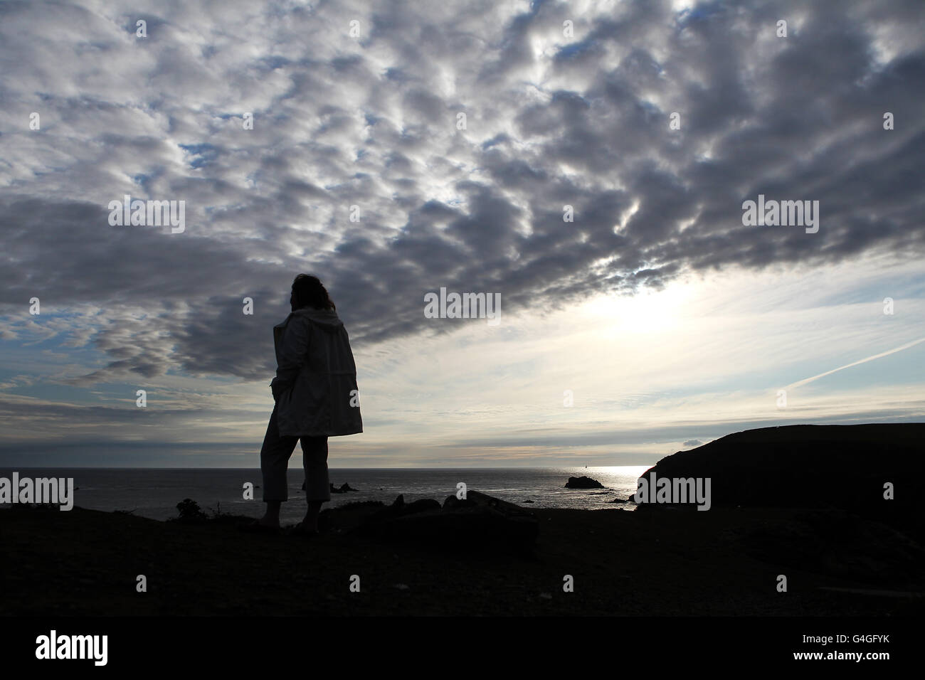Cornwall Views. General View of the Lizard Point Cornwall Stock Photo ...