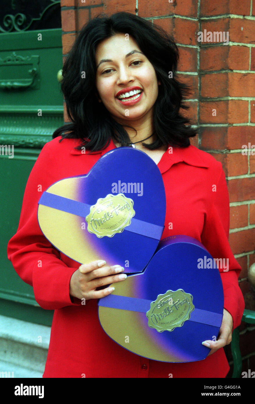 Well-wisher Sunita Rappai from London delivers two boxes of chocolates ...