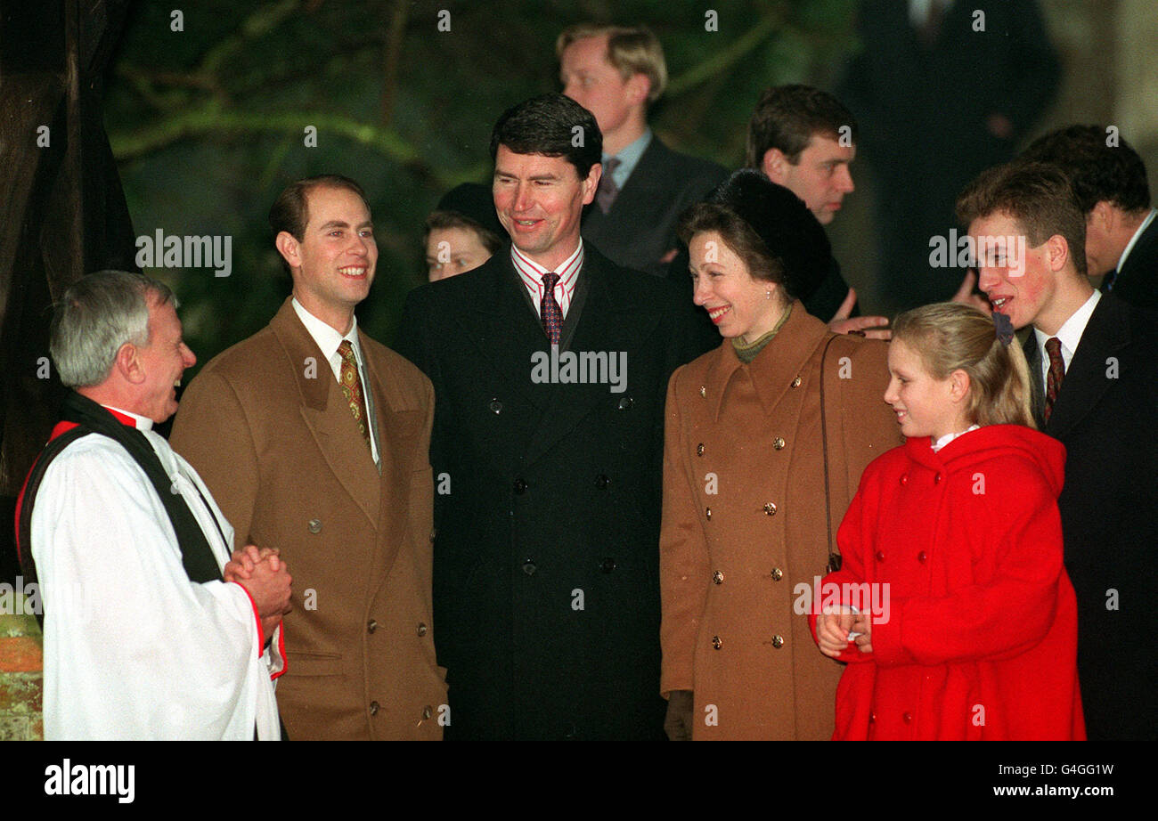 Commander tim laurence and the princess royal hi-res stock photography ...
