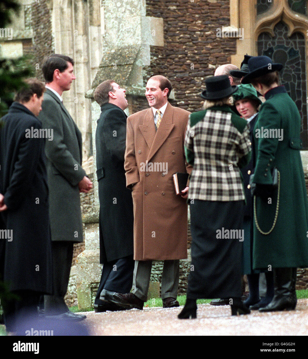 EDWARD & ANDREW LAUGHING Stock Photo - Alamy
