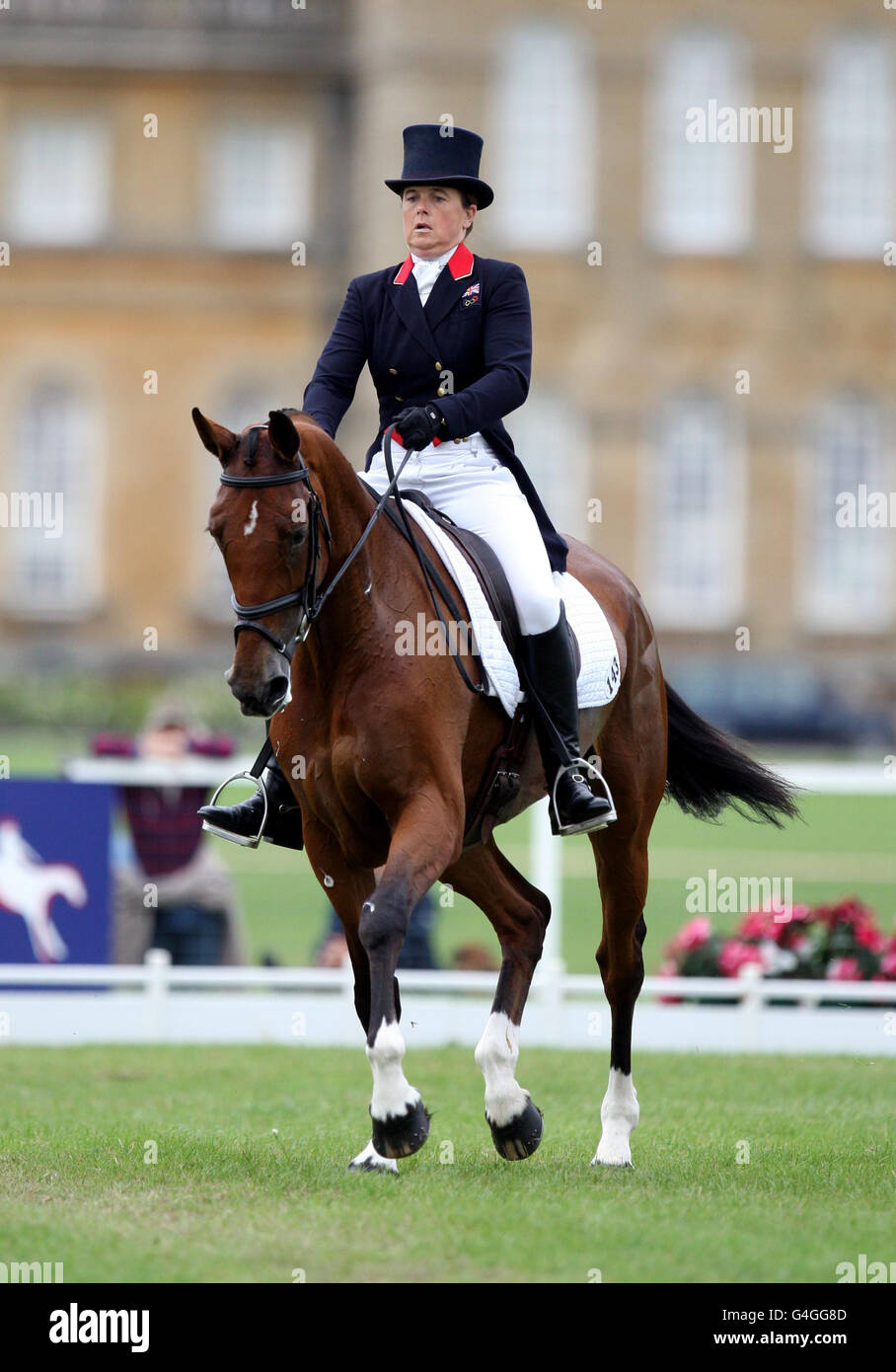 Great Britain's Pippa Funnell riding Billy Shannon competes in a CCI ...