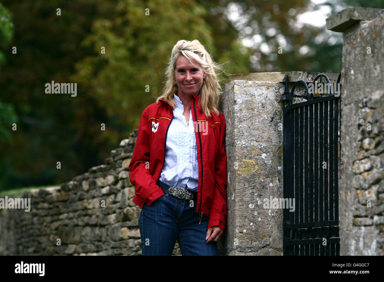 Germany's Betina Hoy poses for photos during the Blenheim International ...
