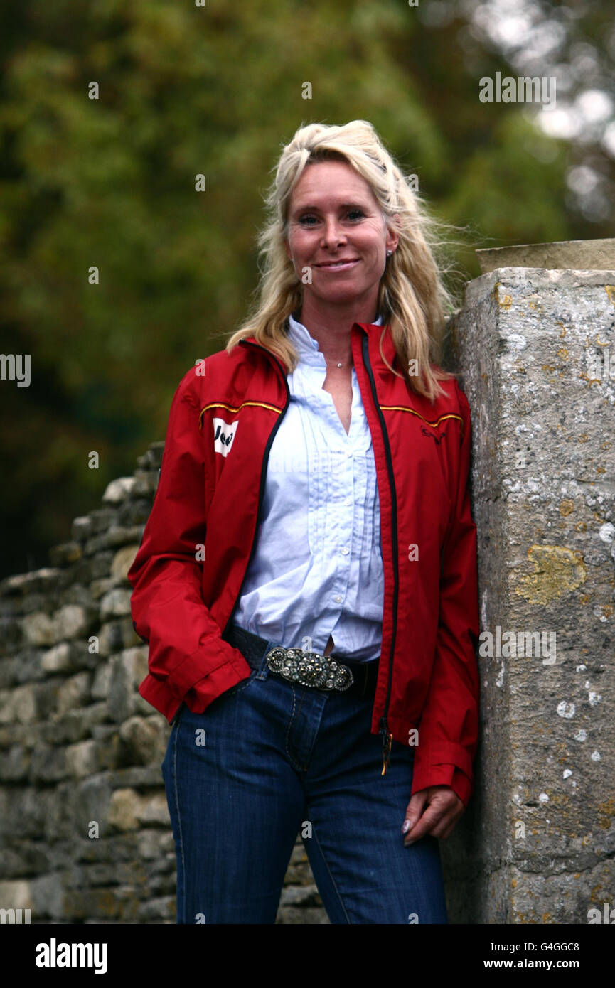Germany's Betina Hoy poses for photos during the Blenheim International ...
