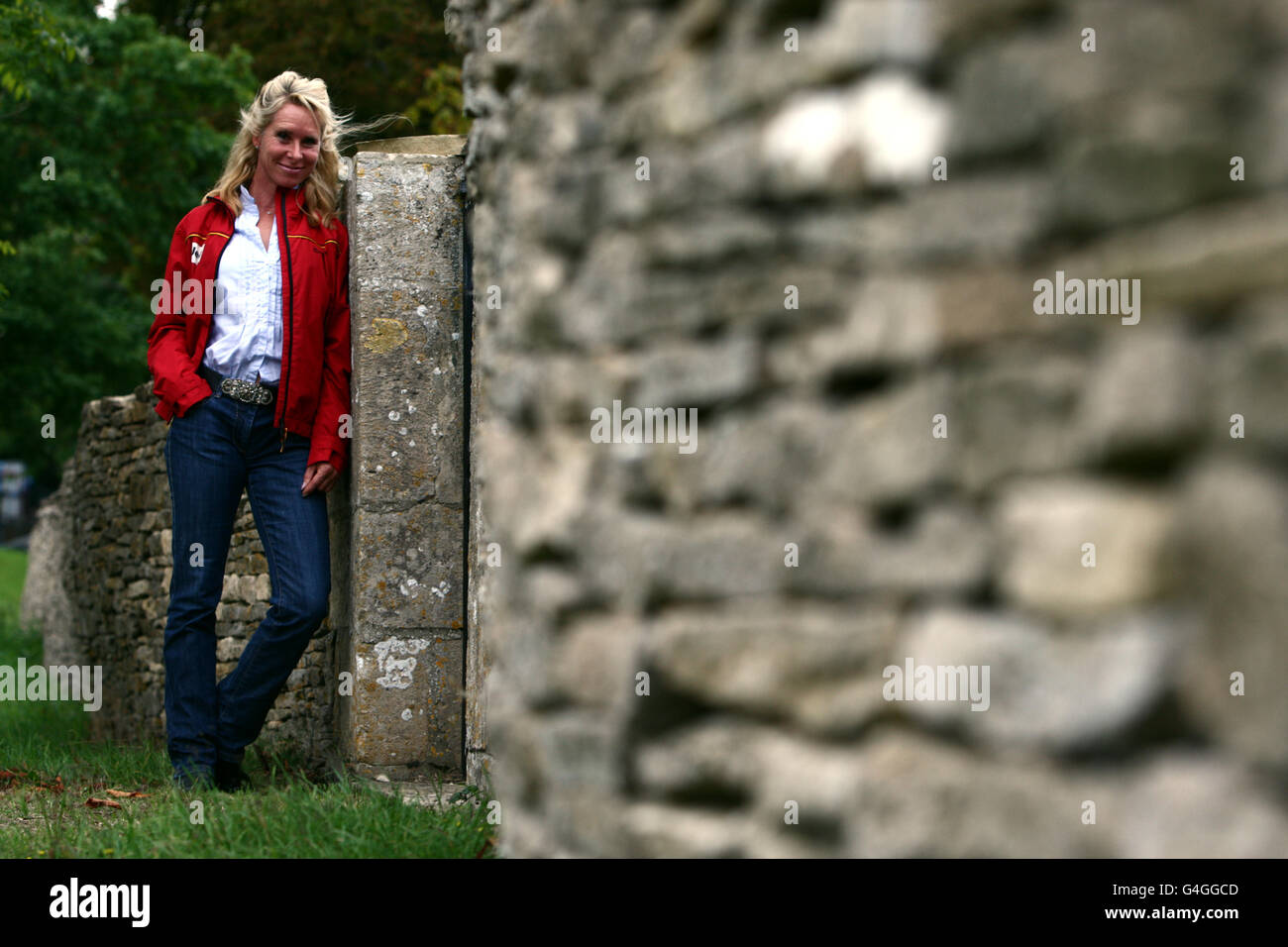 Germany's Betina Hoy poses for photos during the Blenheim International ...