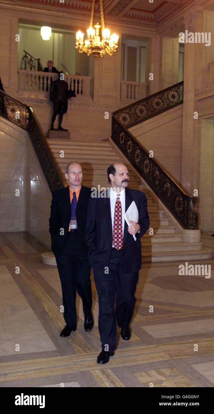 Billy Hutchinson (left) and Party Leader David Ervine, of the ...