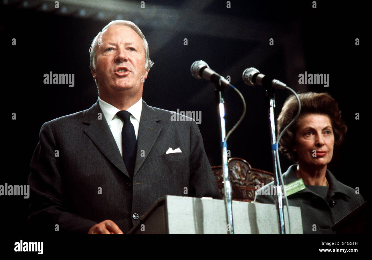 Ted heath 1972 hi-res stock photography and images - Alamy