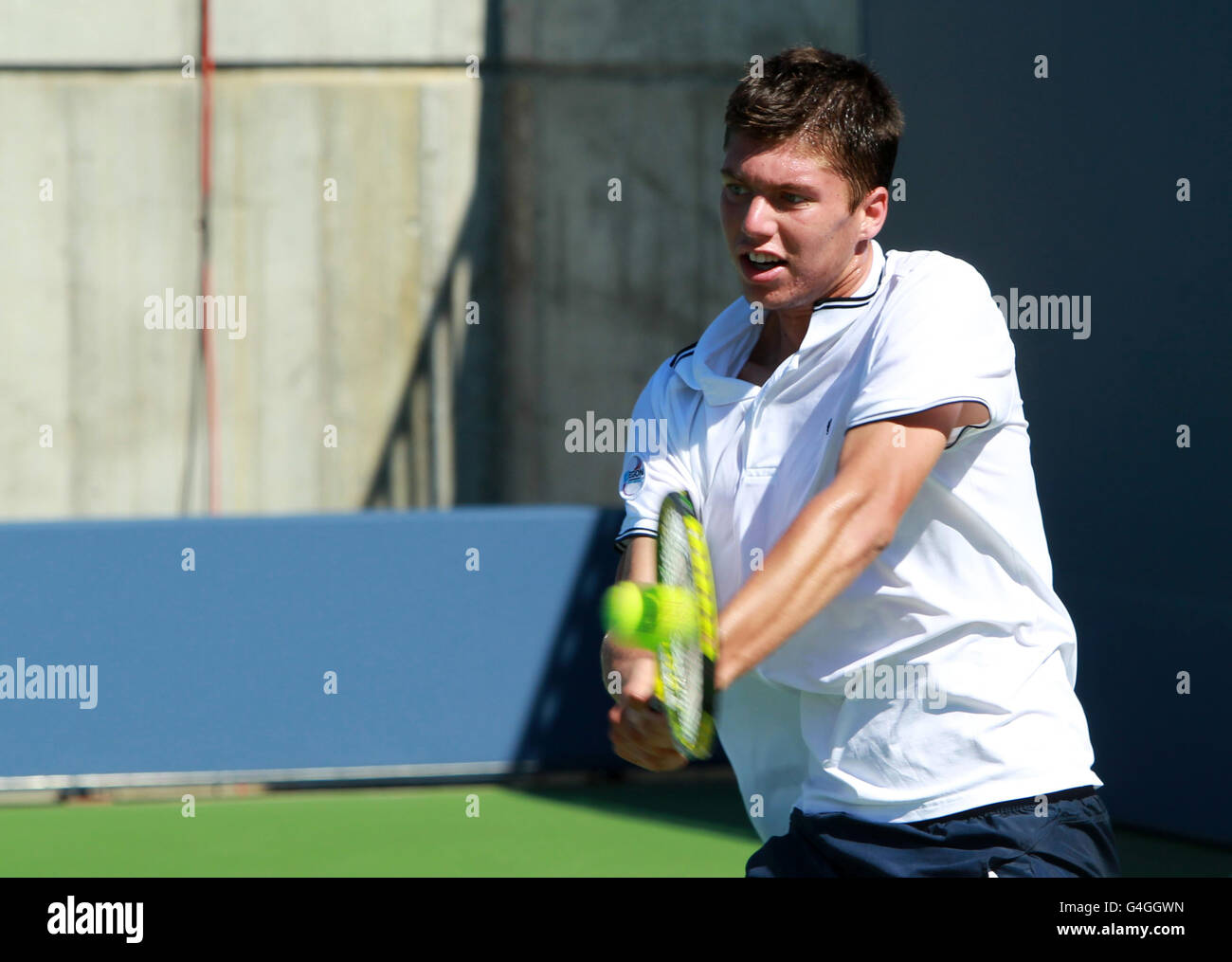Great Britain's Oliver Golding in action against Slovakia's Filip ...