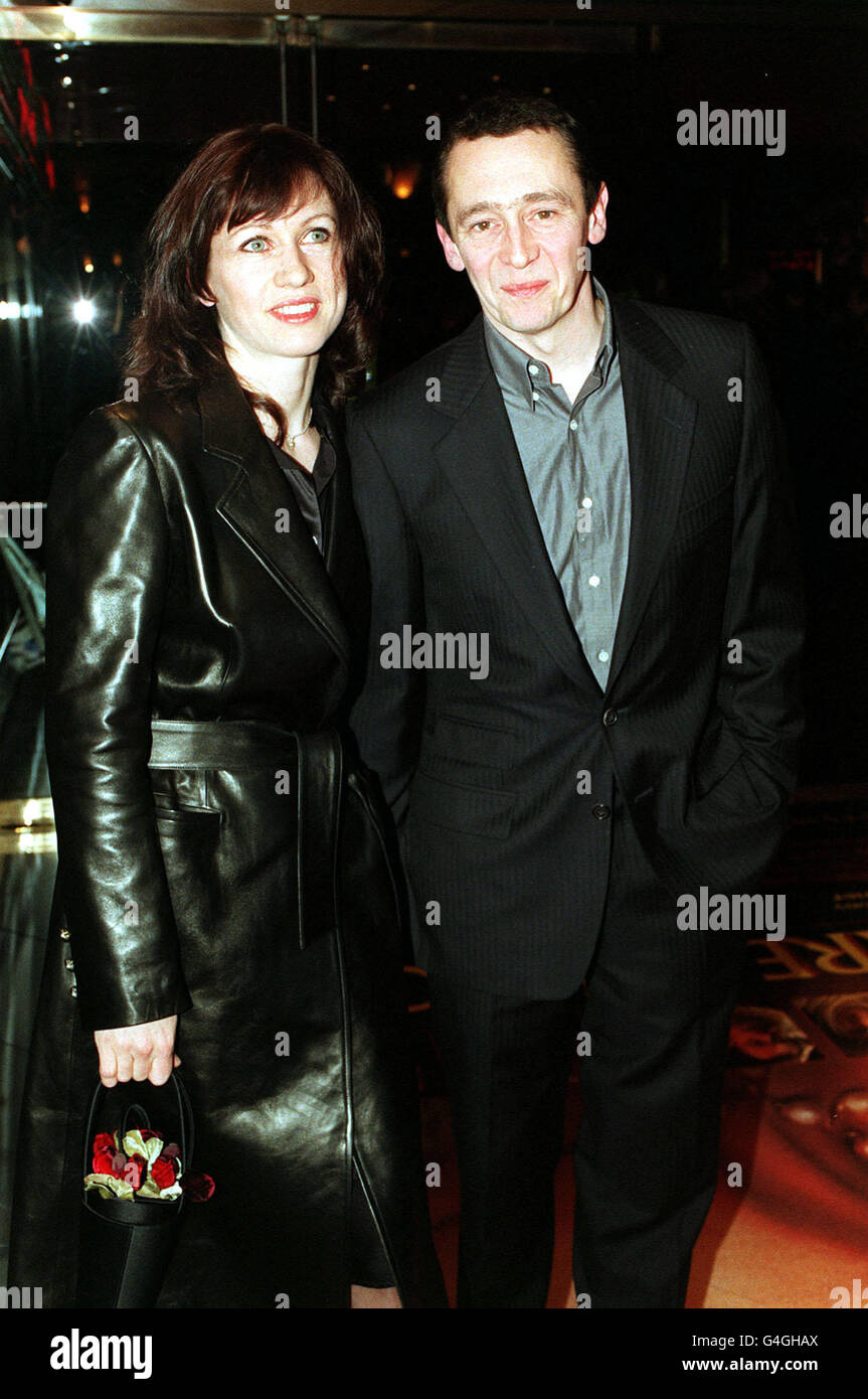 Comedian Paul Whitehouse and his partner arrive at the European gala ...