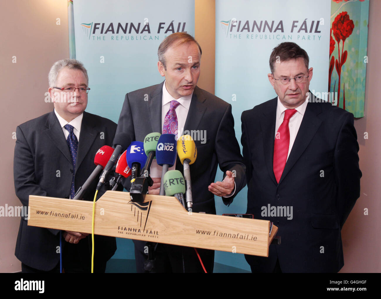 Fianna Fail meeting Stock Photo - Alamy