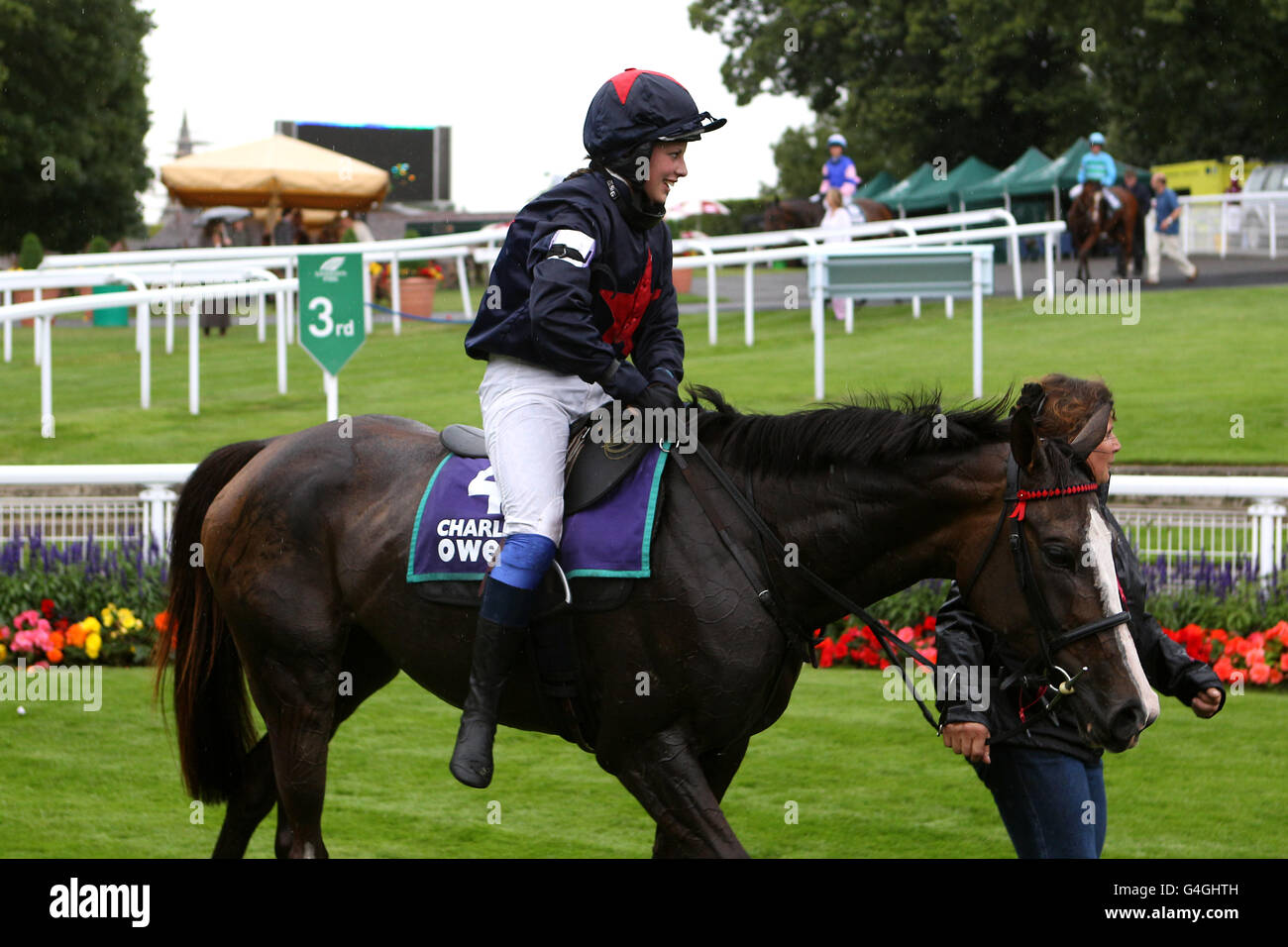 Horse Racing - Variety Club Day - Sandown Park. Jockey Jessica Benfield ...