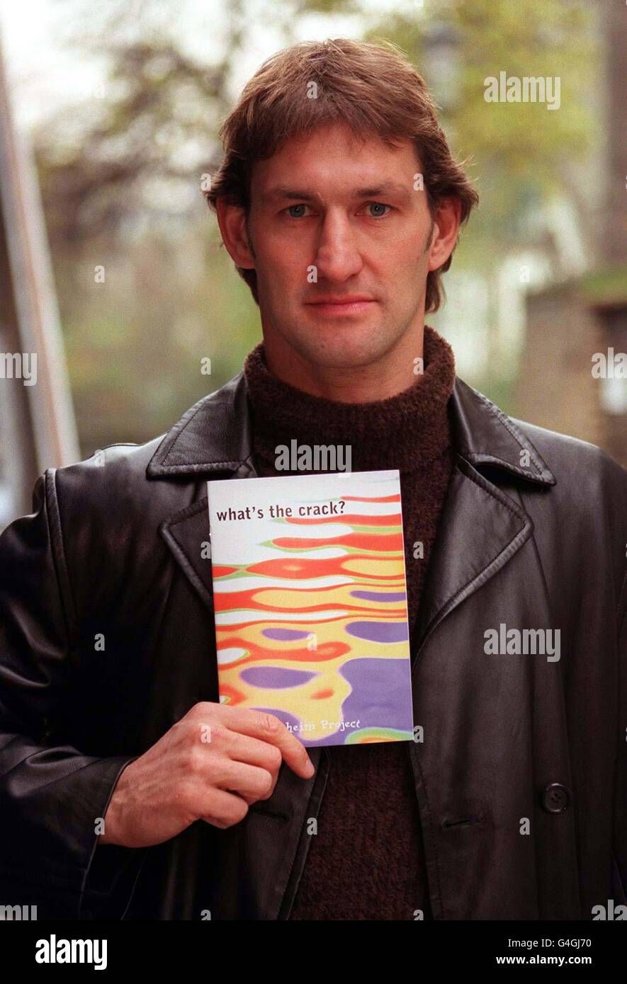 England and Arsenal footballer Tony Adams in West London today with a ...