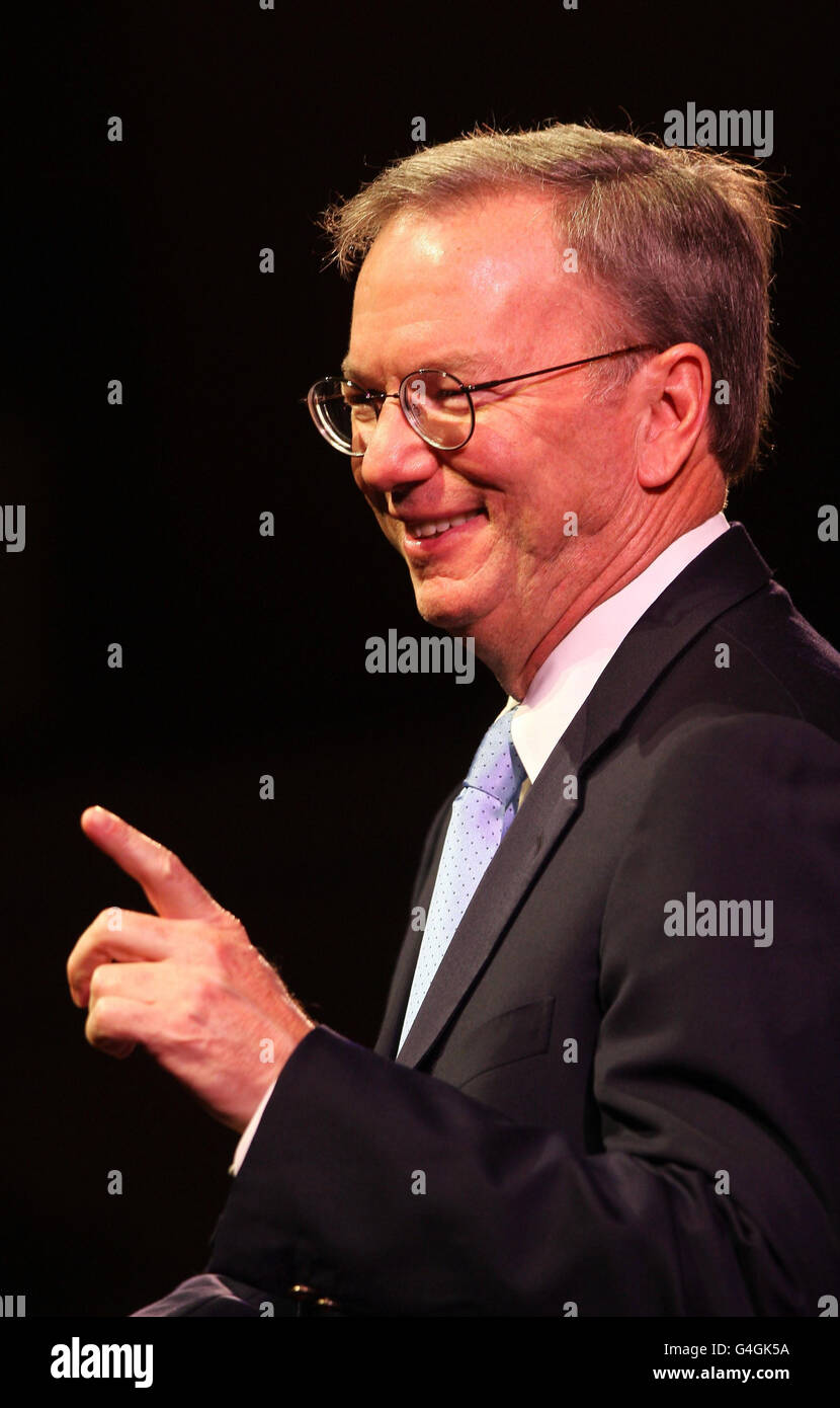 Google executive chairman Dr Eric Schmidt delivers the MacTaggart ...