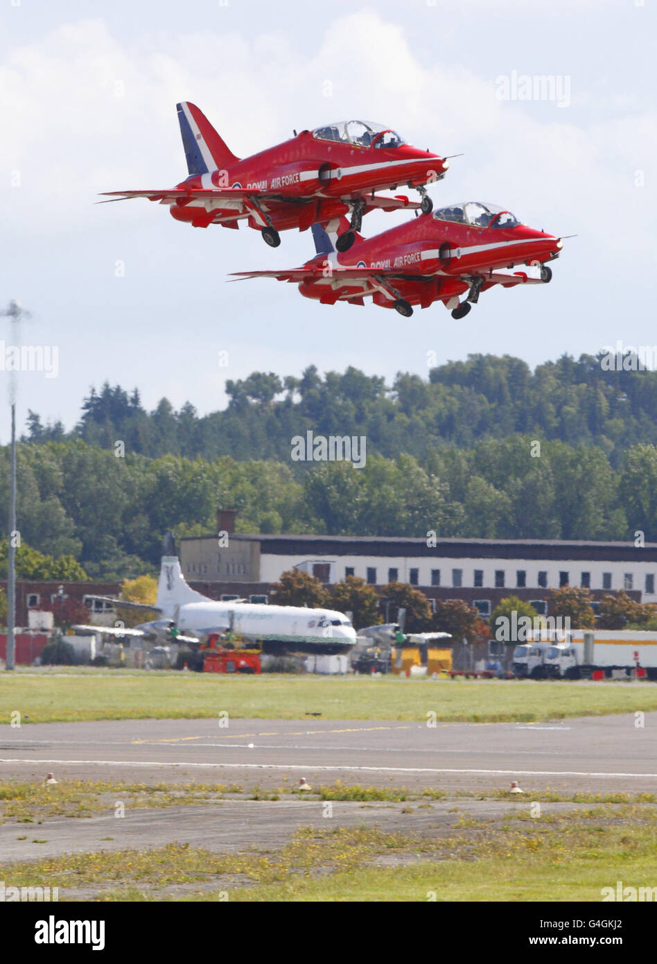 Red Arrows crash Stock Photo - Alamy