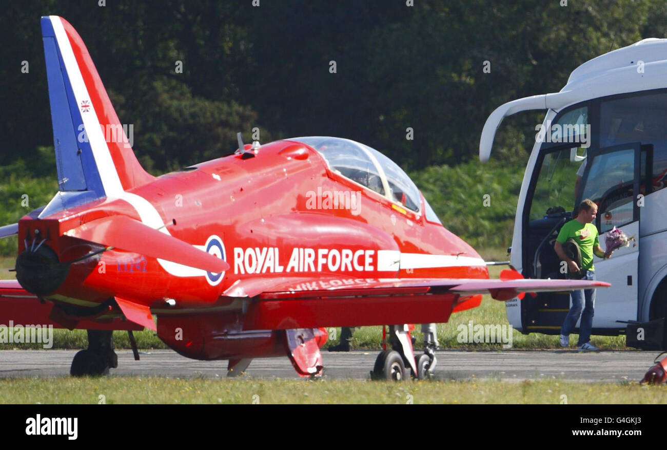 Red Arrows crash Stock Photo - Alamy