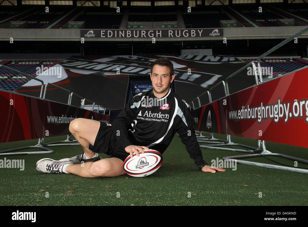 Edinburgh Rugby's Greig Laidlaw during the Edinburgh photocall at ...