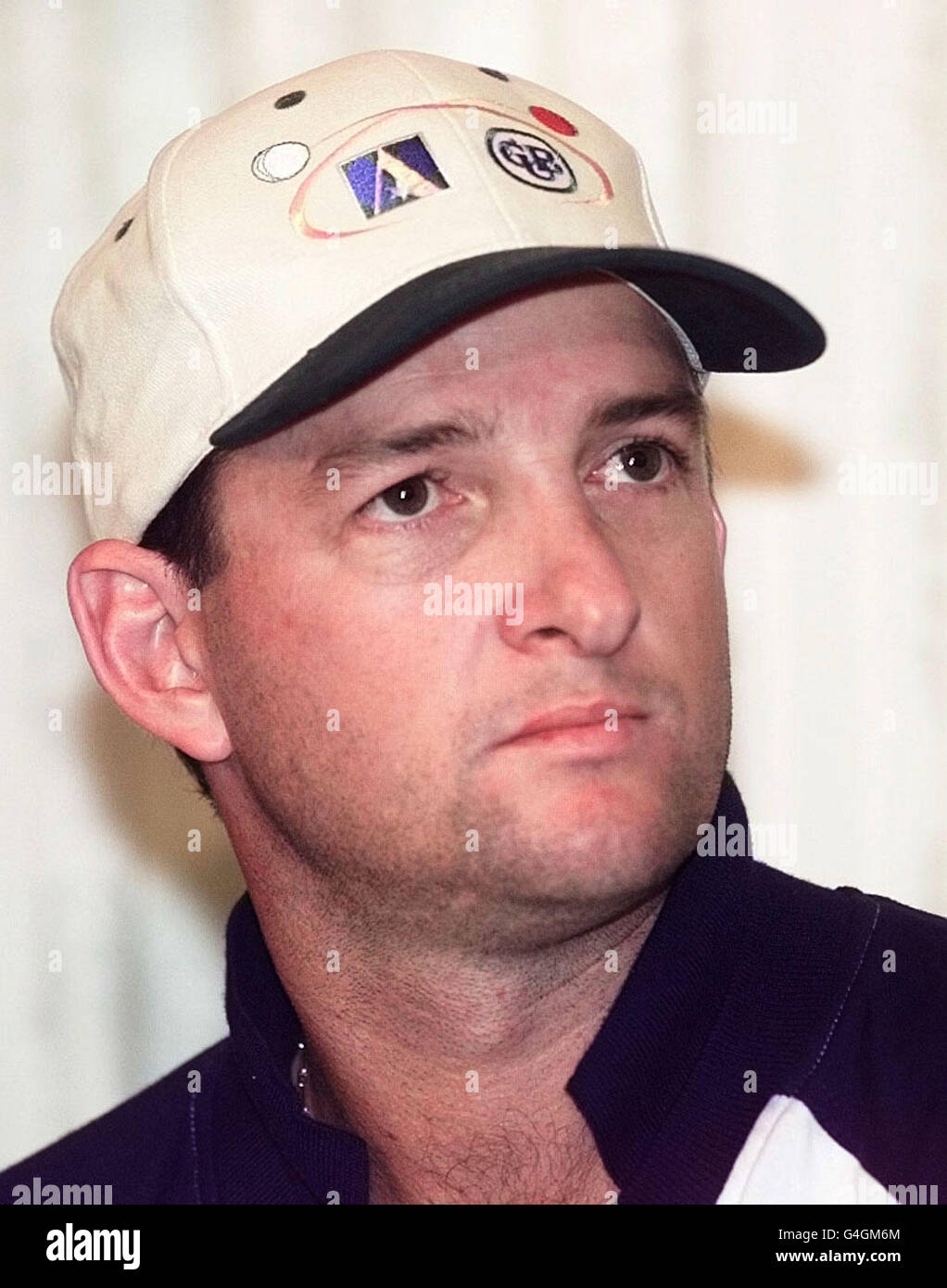 Australian cricketer Mark Waugh faces the media at a press conference ...
