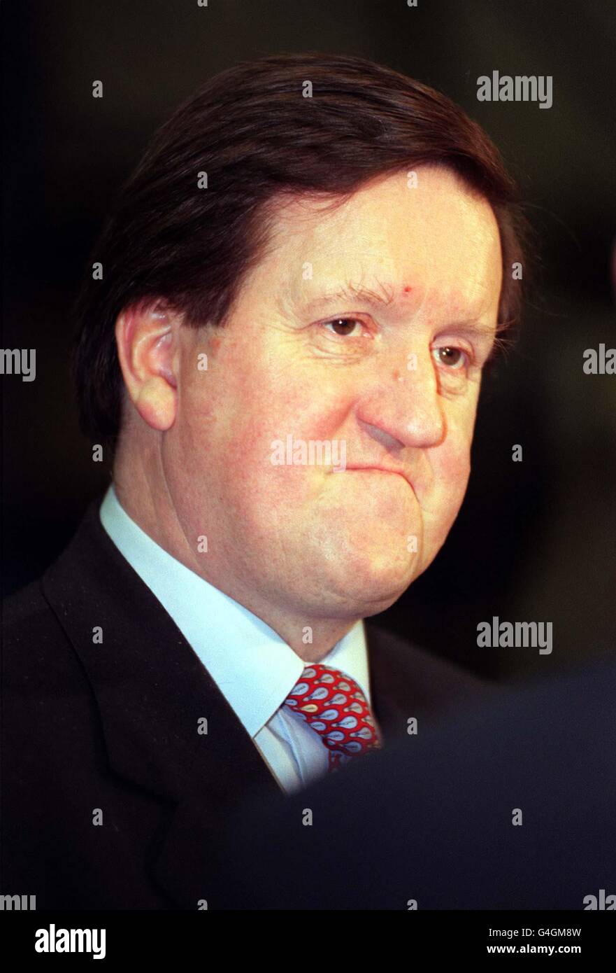 During visit to the british post office at inglis barracks hi-res stock ...