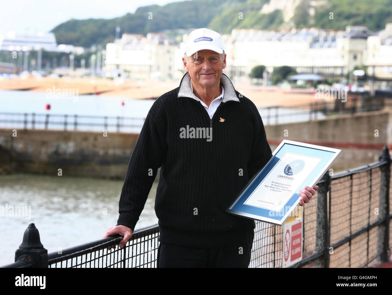 Roger Allsopp holds his certificate from Guinness World Records in ...