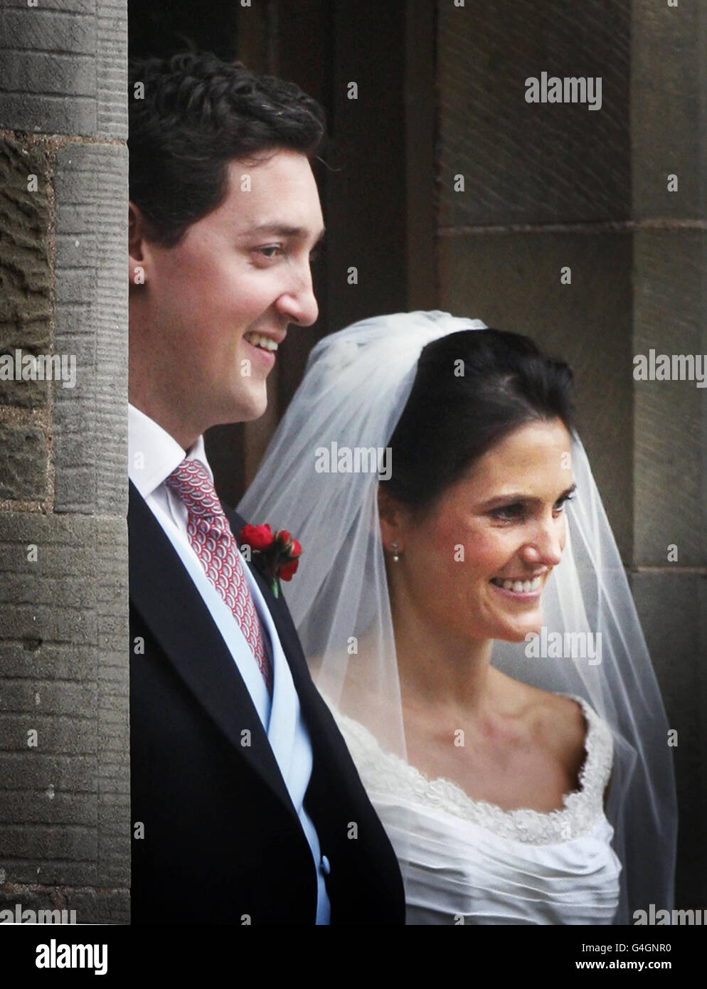 Andrew Charlton and Edwina Palmer wedding Stock Photo - Alamy