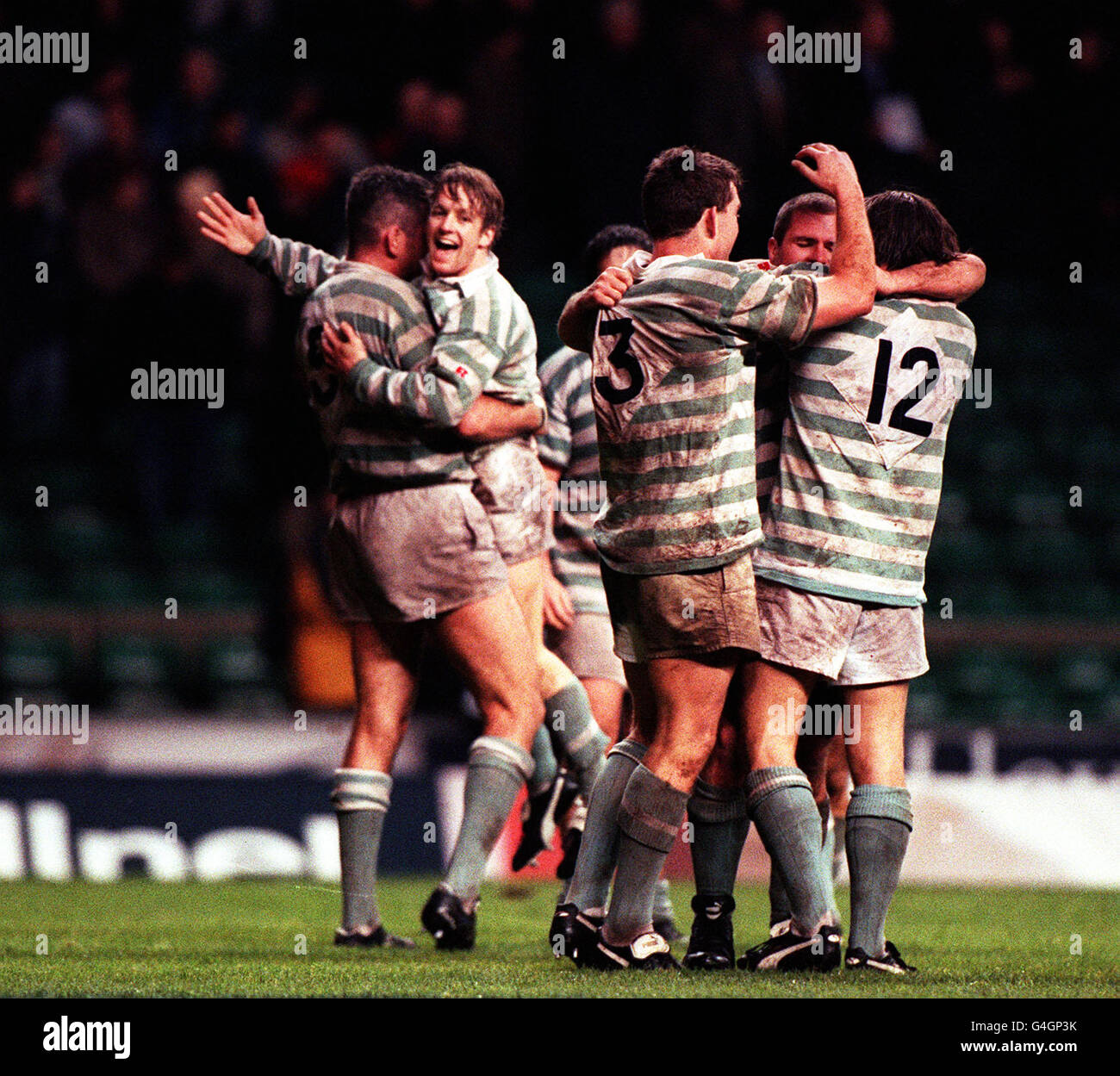 VARSITY RUGBY MATCH 1998 Stock Photo - Alamy