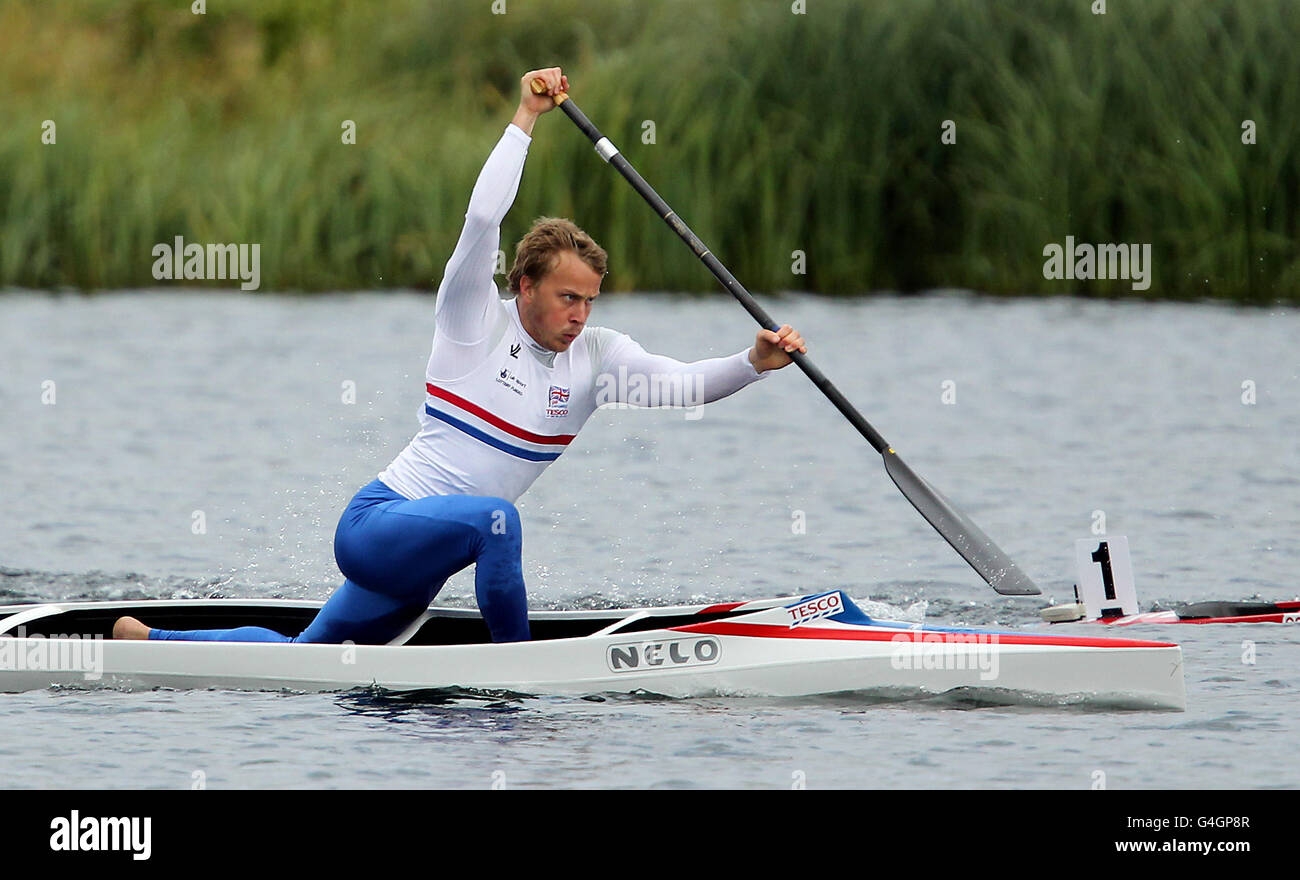 Great Britain's Richard Jefferies in action in the B final of the mens ...