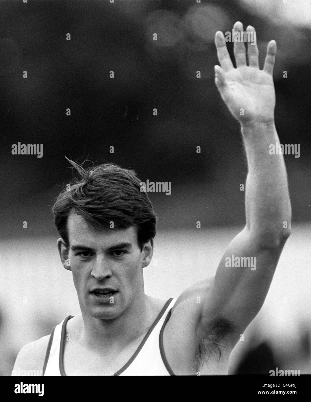 File dated 28 8 82 of former olympic athlete cameron sharp hi-res stock ...
