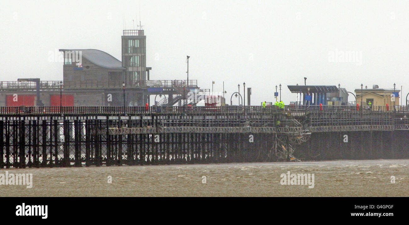 Southend pier closure hi-res stock photography and images - Alamy