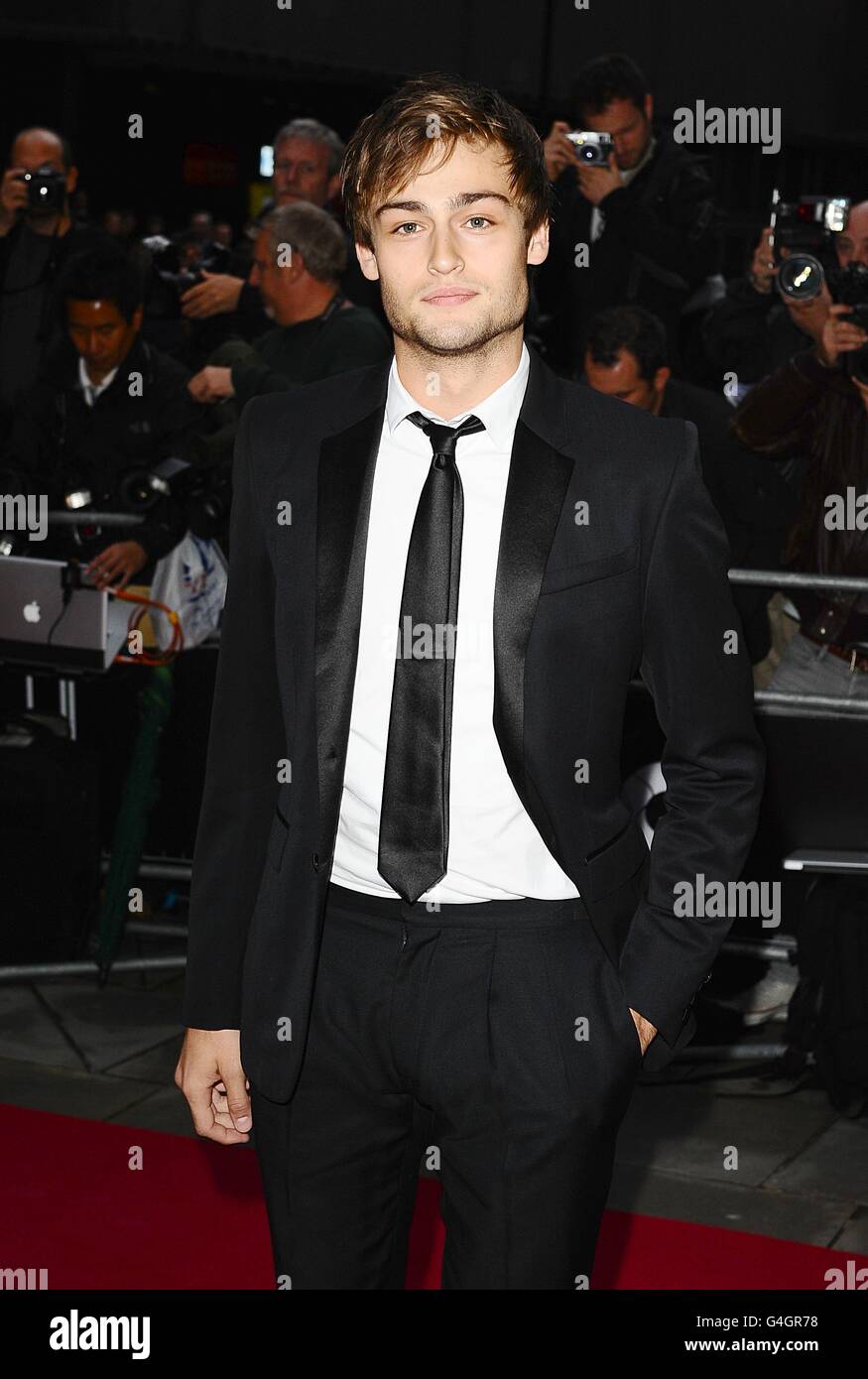 Douglas Booth arriving for the 2011 GQ Men of the Year Awards at the ...
